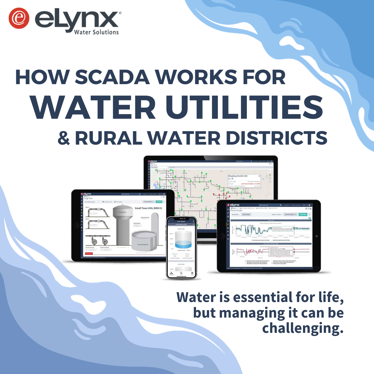 How SCADA Works for Water Utilities and Rural Water Districts - eLynx Technologies